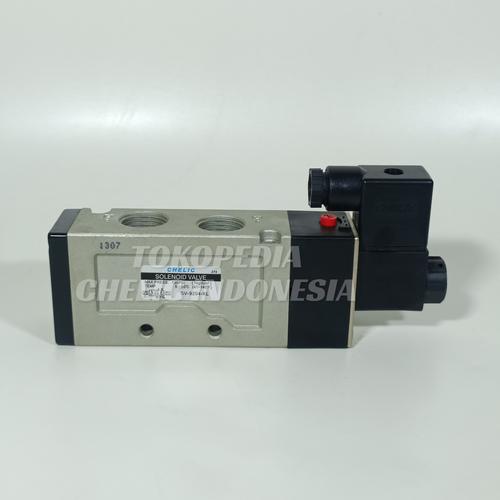 Jual SOLENOID VALVE SINGLE 5/2 PORT 1/2" ORIGINAL CHELIC SV-9104 - 24VDC - Kota Surabaya ...