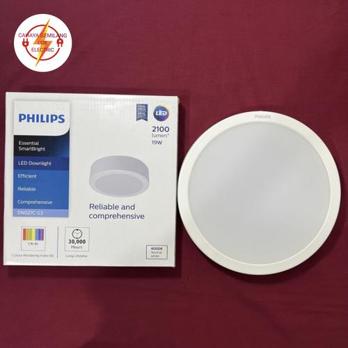 Jual Lampu downlight nempel outbow panel philips dn027c 19w 19watt gen3 ...