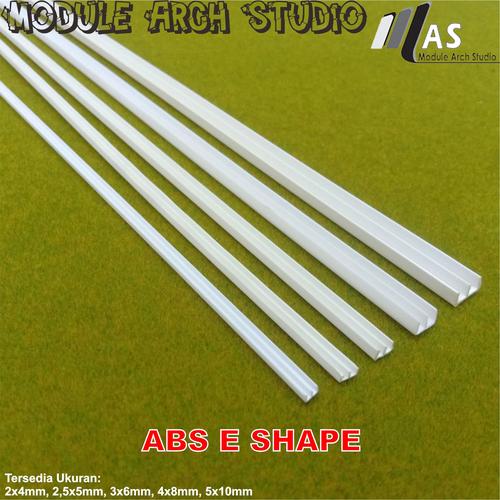 Jual ABS Stick E Shape - Stick Plastik Profil E - 2x4mm - Kota Tangerang - Module Arch Studio ...