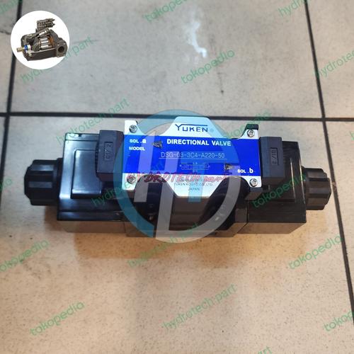 Jual selenoid valve hydraulic yuken dsg-03-3c4-a220-50 / dsg-03-3c4-d24 ...