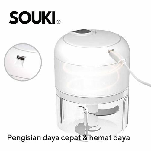 Jual Souki - Portable Blender Gilingan Mini Bumbu Dan Daging Dengan Usb ...