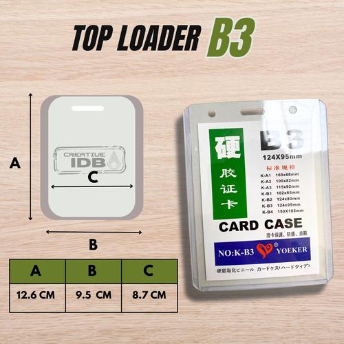 Jual Toploader Photocard top loader foto card nametage id card case MIKA - B3 - Jakarta Pusat ...