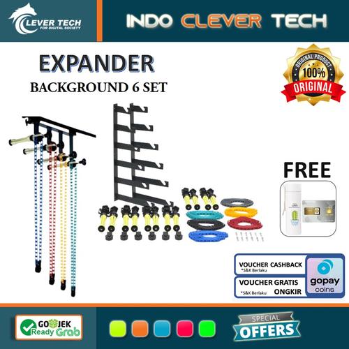 Jual Expander 6 Set Background Bar Manual Stand Kain Layar - Jakarta Selatan - Clever Tech ...
