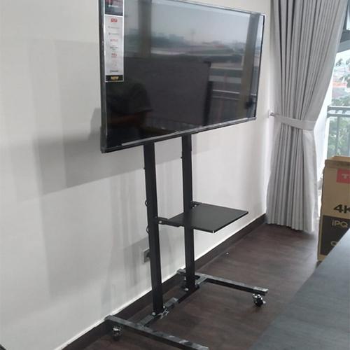 Jual Bracket Standing TV LED Dorong & Roda 65 60 55 50 49 43 40 32 Inch ...