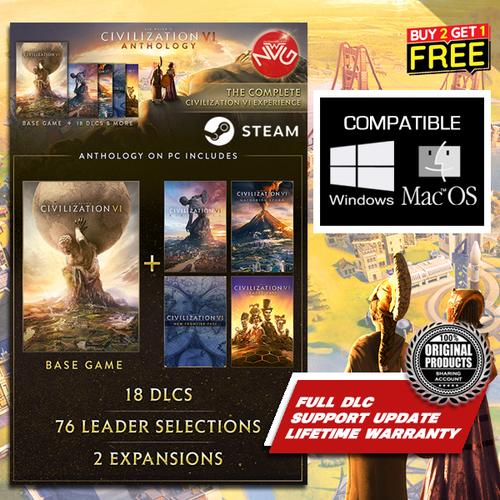Promo Sid Meiers Civilization 6 VI Anthology Complete DLC PC MAC ...