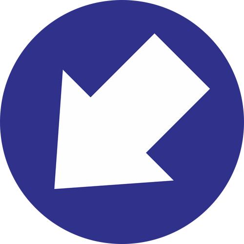 Jual Rambu Panah Bulat Bundar , Diameter 60cm, Diameter 45cm - diameter ...