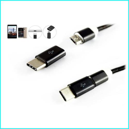 Jual Connector Adapter Converter Micro Usb To Usb Type C Fast Charger ...