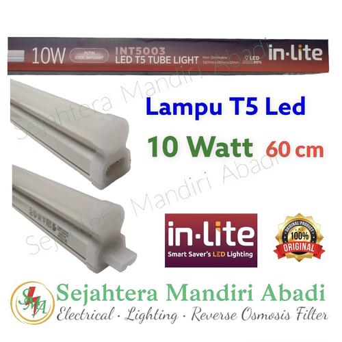 Jual Lampu T5 Led In-Lite 10 Watt INT5003 InLite Led T5 Tube Light 60cm ...