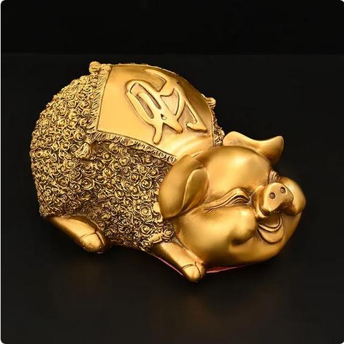 Promo A.S Ornamen Babi Tembaga Patung Babi Dekorasi Rumah Kantor Maskot ...