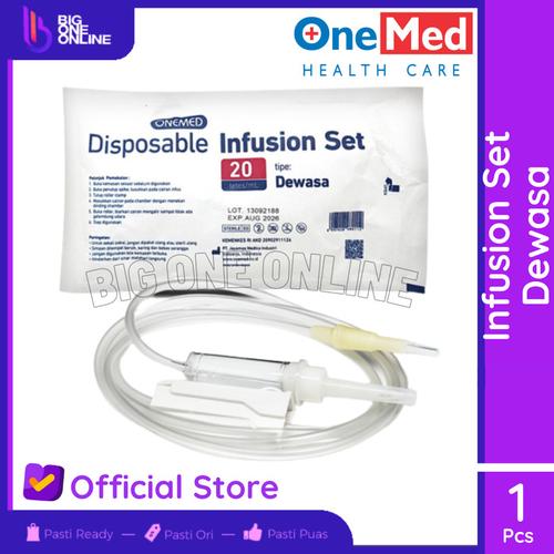 Promo OneMed Infusion Set Dewasa Disposable, Selang Infused, Infus Set ...