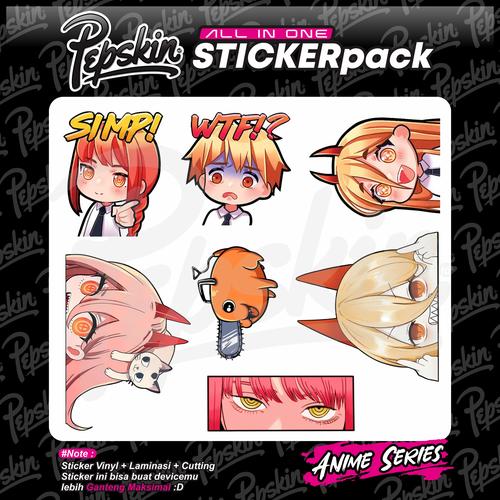 Jual Sticker Pack All in one AIO Chainsawman - - Pepskin | Tokopedia
