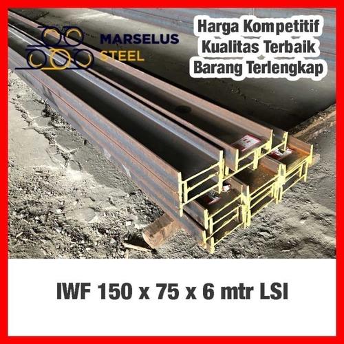 Jual WF 150 x 75 x 6 mtr SNI Lautan Steel / Besi IWF 150 Wide Flange ...