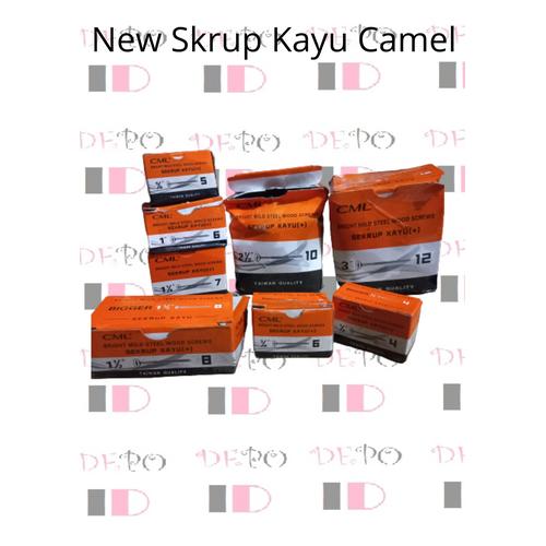 Jual Sekrup Kayu Camel / Skrup Tapping Wood ScrewS - CML 11/2 X8 ...