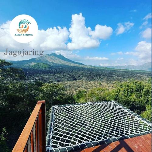 Jual jaring pengaman 10mm hammock/outbond/Playground/proyek serbaguna ...