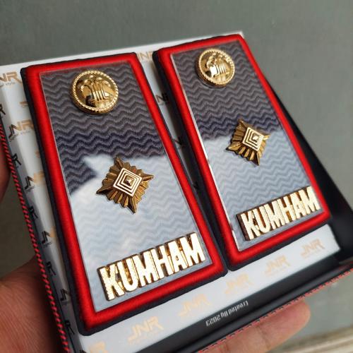 Jual PANGKAT KUMHAM 3D - PANGKAT KEMENKUMHAM 3D - Lis Merah - Kab ...
