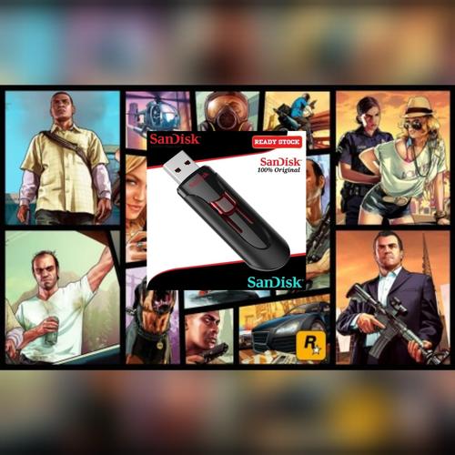Jual Flashdisk 128gb isi Game GTA V / Tinggal colok langsung main ...