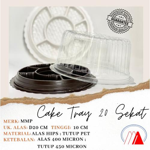 Jual [10 PCS] mika tumpeng mini sekat 7 / mika tumpeng ct 20 sekat ...