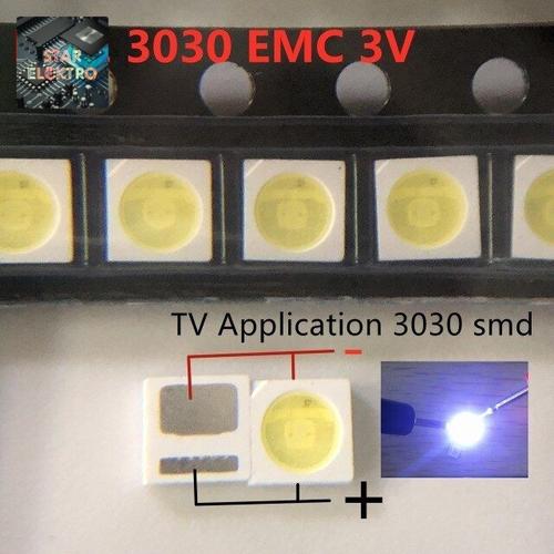 Jual 3030 3V EMC LED Backlight TV 1W Putih Cool White 3 Volt LCD Lextar - Kota Tegal ...