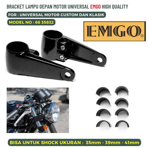 Jual BRACKET LAMPU DEPAN MOTOR UNIVERSAL EMGO 66 35832 HIGH QUALITY - Kota Bekasi - Budung ...