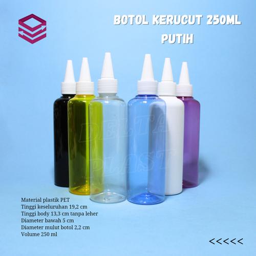 Jual Botol Tinta 250 ML / Botol Krucut 250 ML - Hitam - Kota Bekasi ...