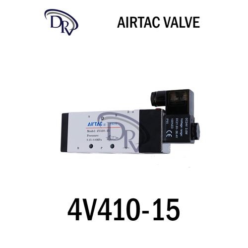 Jual Solenoid valve AIRTAC 4V410-15 drat 1/2”(inch) ac220/dc24 ...
