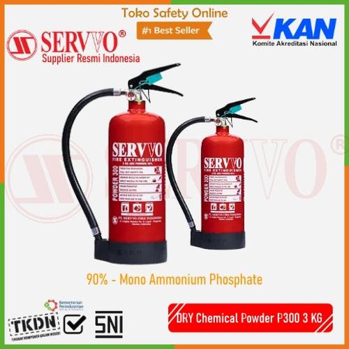 Jual SERVVO Apar Dry Chemical Powder P300 3KG - Tabung Pemadam Apar ...