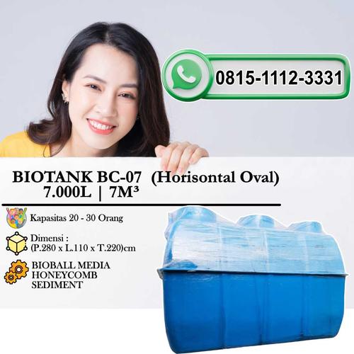 Jual TANGKI BIOTANK BIOTECH KAPASITAS 7000 Ltr 7M3 / BIOFIL - Kab ...