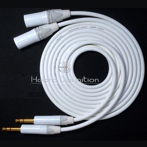 Jual MOGAMI GOLD BALANCE WHITE Edition Cable - TRS-XLRM PAIR, 20 Feet = 6m - Kota Tangerang ...