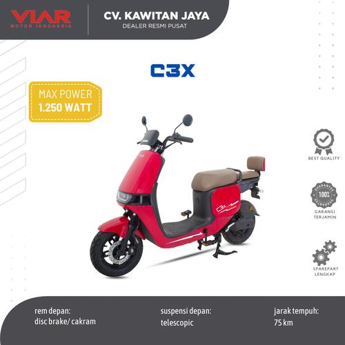 Promo Sepeda Listrik VIAR C3 - GARANSI RESMI VIAR - Hijau, C3X Cicil 0% ...