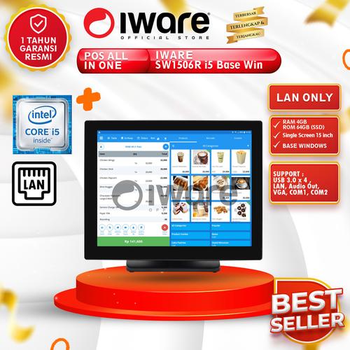 Promo Iware Pos All In One Mesin Kasir SW-1506R i5 4GB 64GB Touchscreen ...