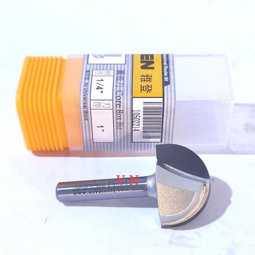 Jual Mata Profil/Router 25 mm 1/4 X 1 Round Nose/Core Box Bits Merk ...