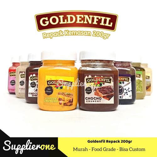 Jual Goldenfil Repack 200gr / Selai Roti Bakar / Toping Roti / Selai ...