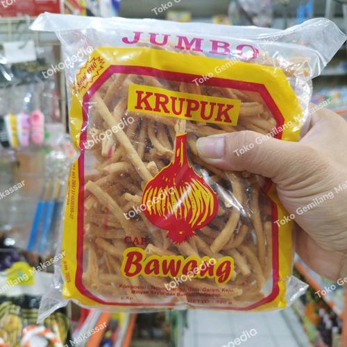Jual Kerupuk Bawang cap Bawang 320 g oleh-oleh khas Makassar - Kota ...
