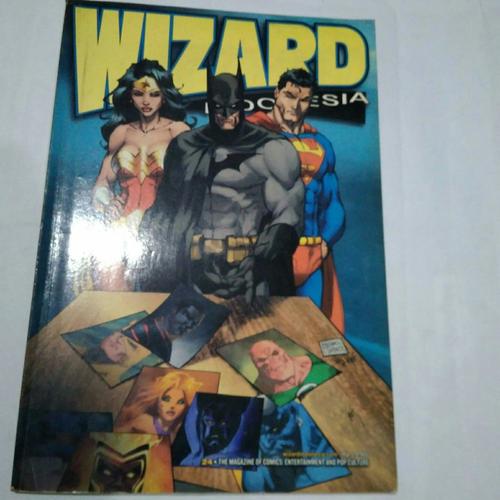 Jual Wizard Indonesia no 24 cover JLA Superman Batman Wonder Woman ...