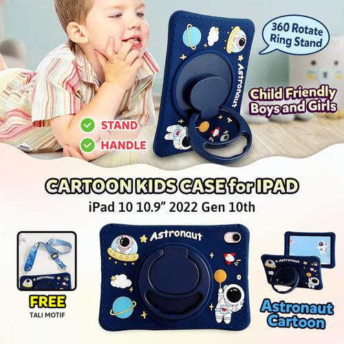 Jual iPad 10 10th Gen 2022 10.9 inch Kid Soft Case Kartun Casing Stand ...