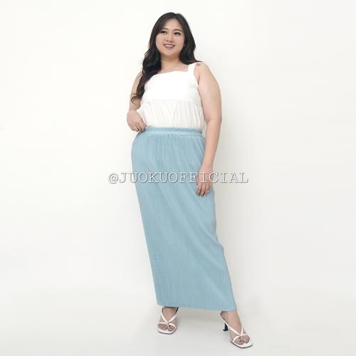Jual Rok Span Jumbo Plisket Lidi / Rok Plisket Jumbo / Plisket Premium ...