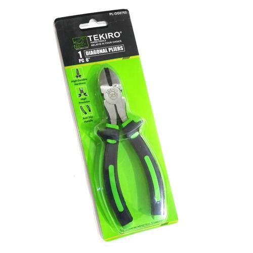 Jual TEKIRO TANG POTONG 6 INCH [150mm] / diagonal pliers 6" Inch - Kab ...