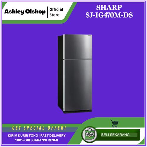 Promo Kulkas 2 Pintu 428 Liter Sharp SJ-IG470M-DS J-Tech Inverter ...