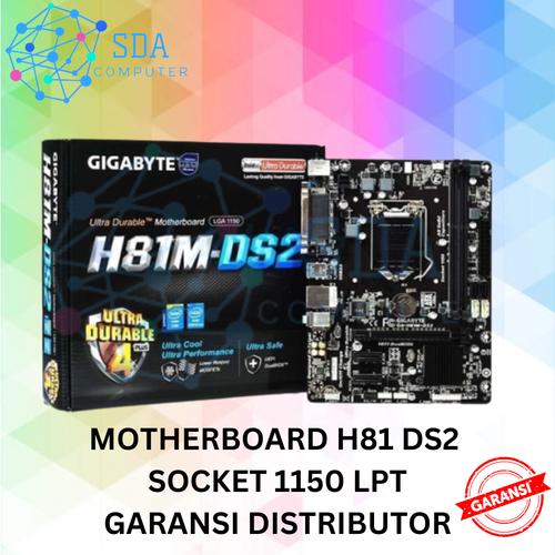 Jual MOTHERBOARD H81 LGA 1150 DDR3 MAINBOARD H81 GIGABYTE - Kota ...
