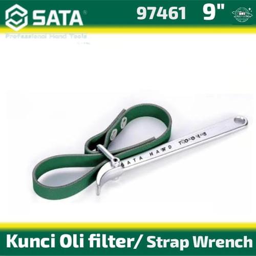 Promo SATA Kunci Oli Filter Kulit Sabuk 97461 Strap Wrench 9 Inch Sata ...