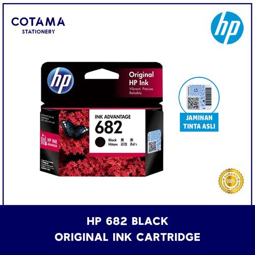 Jual Tinta Printer HP 682 Black Hitam Original Ink Cartridge 1216 2335 ...