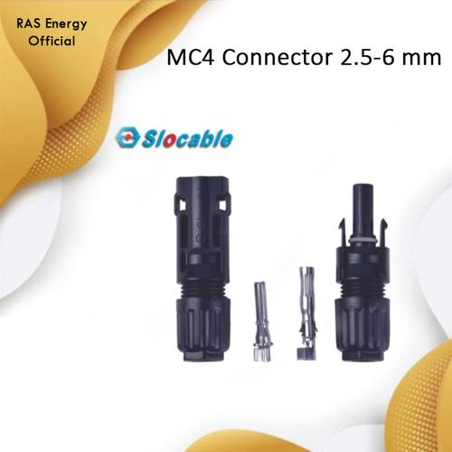 Jual MC4 Connector Solar Panel 2,5mm - 6mm Open Core - Slocable - Kota ...