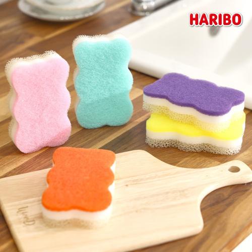 Jual Haribo sponge cuci piring bentuk beruang jelly gummy bear busa ...