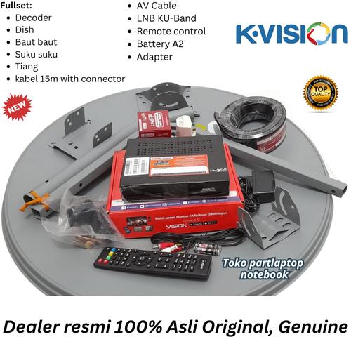 Jual Antena Decoder Receiver Dish K-Vision Parabola mini New original ...