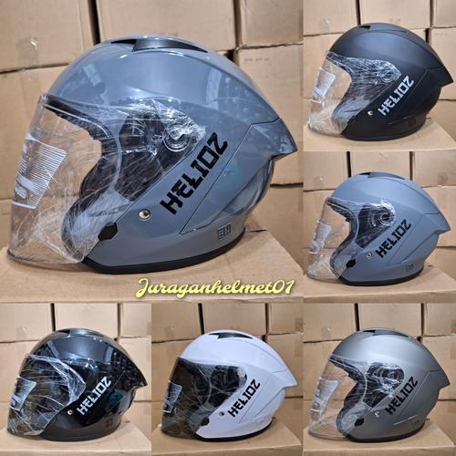 Jual HELM SRZ HELIOZ SOLID SERIES MODEL JPR RR15 - BK glos, M - Kab ...