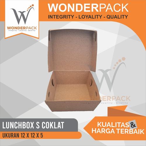 Jual PAPER LUNCH BOX MAKANAN AYAM GEPREK TAKOYAKI DIMSUM KRAFT COKLAT S ...