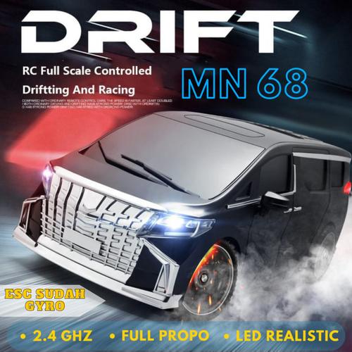 Promo RC Mobil Alphard MN68 Car Drift 1/16 4WD Full Propo RTR - MN68 ...