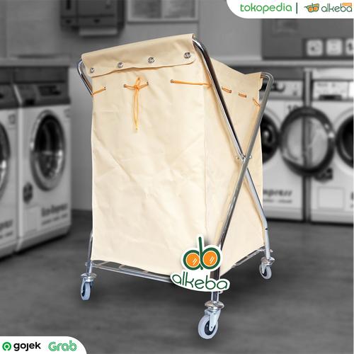 Jual Laundry cart type X trolley cucian laundry troli - Kota Bandung ...