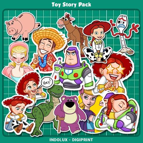 Promo 50Pcs Sticker Pack Toy Story Woody Buzz Lightyear - ToyStory V1 ...