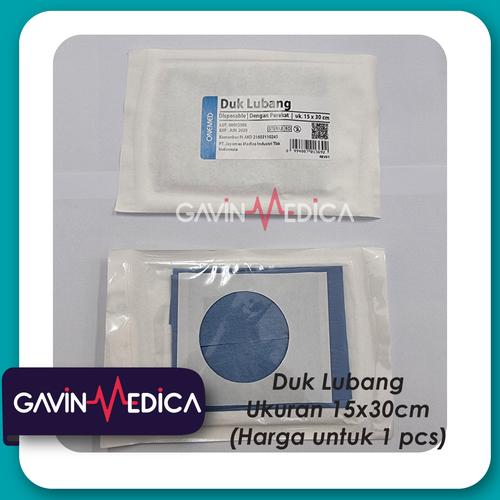 Jual Duk Lubang Bolong Steril 15cmX30cm Diameter Lubang 5cm Onemed ...